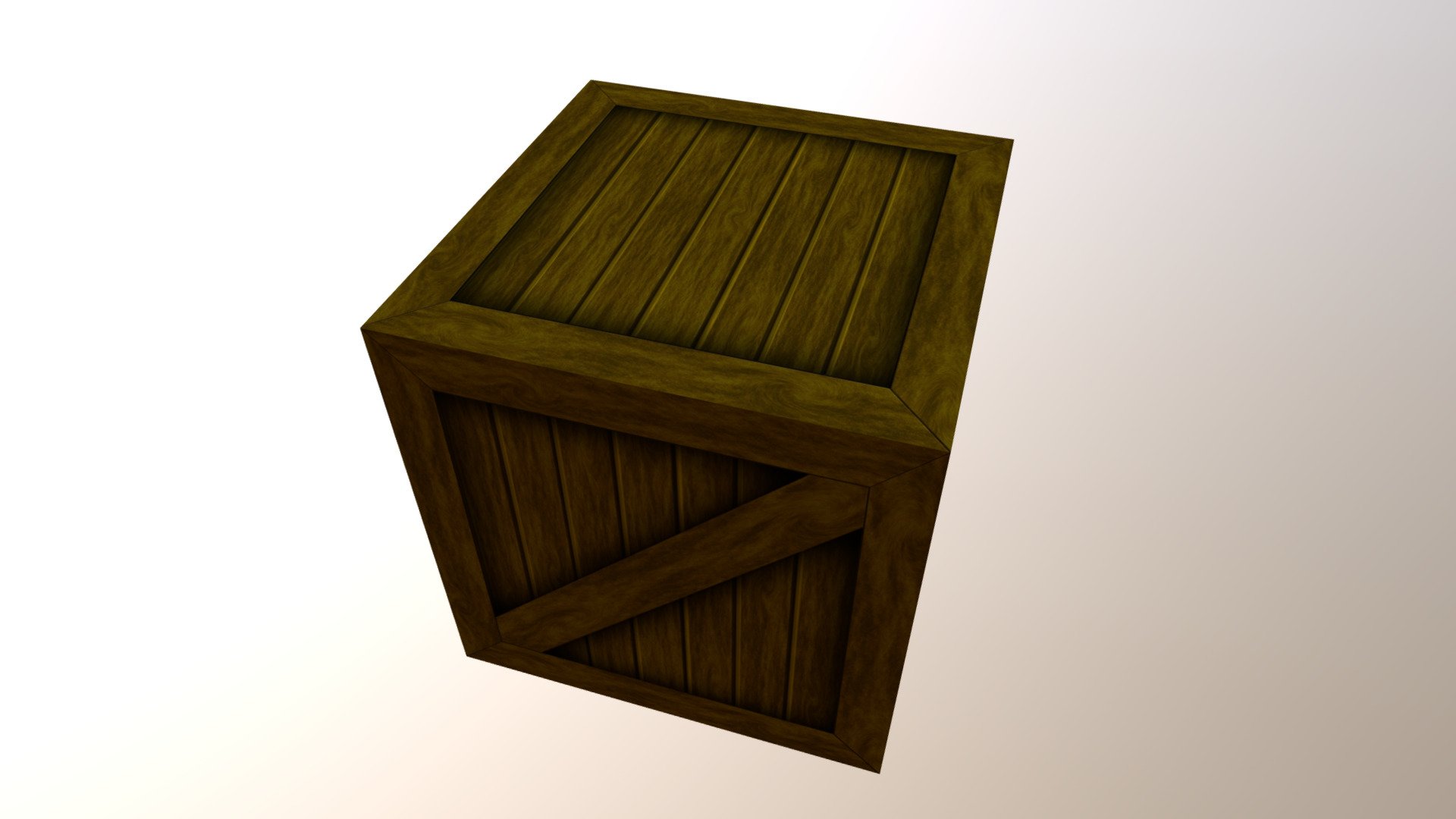 Wooden Crate | Low poly - Game Ready - 3D model by HardSurface3D ...