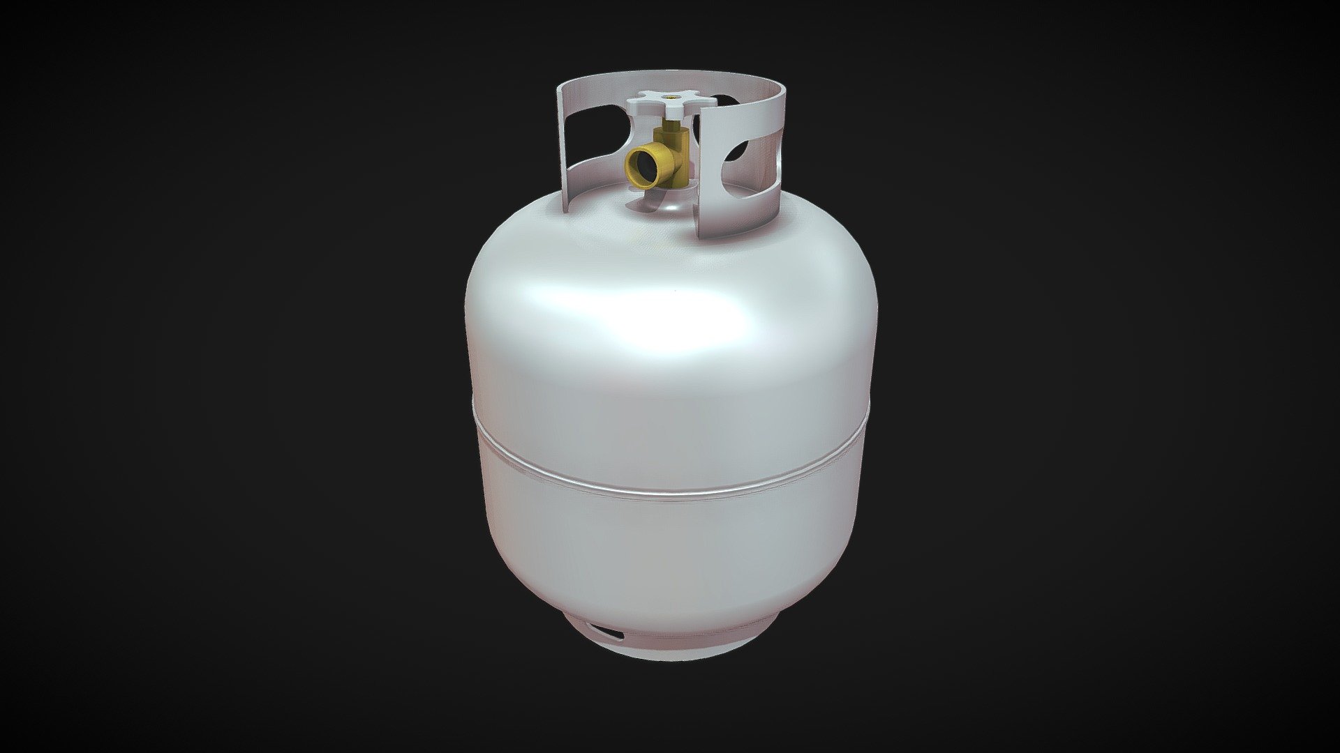 20lb Propane / LP Tank Cylinder | Small - Download Free 3D model by ...