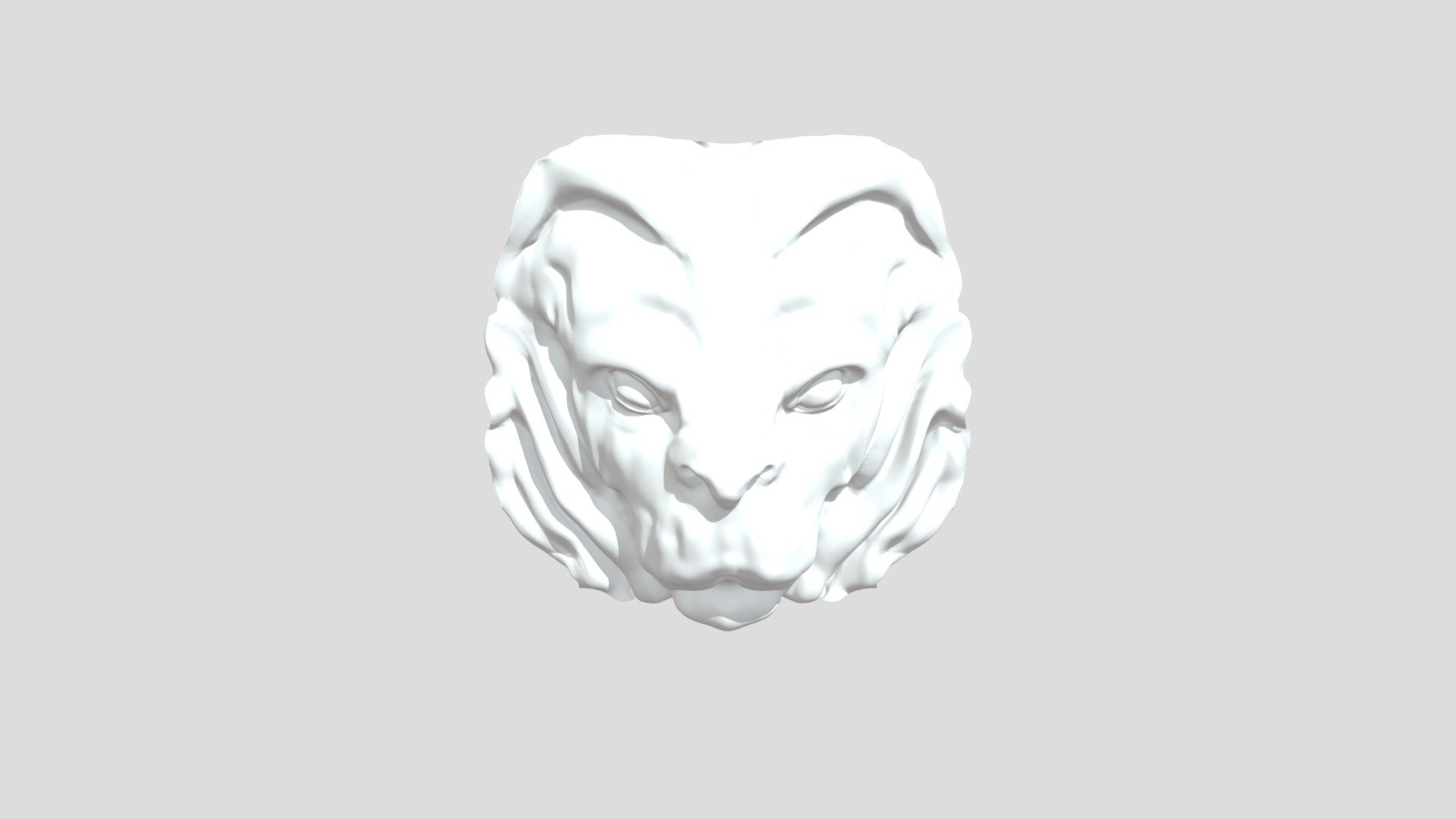 Lion Head (completed) - 3D model by BriGEEK [c99126e] - Sketchfab