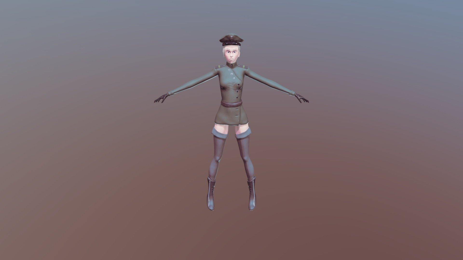 Private Military Forces - Female Character - Download Free 3D model by ...