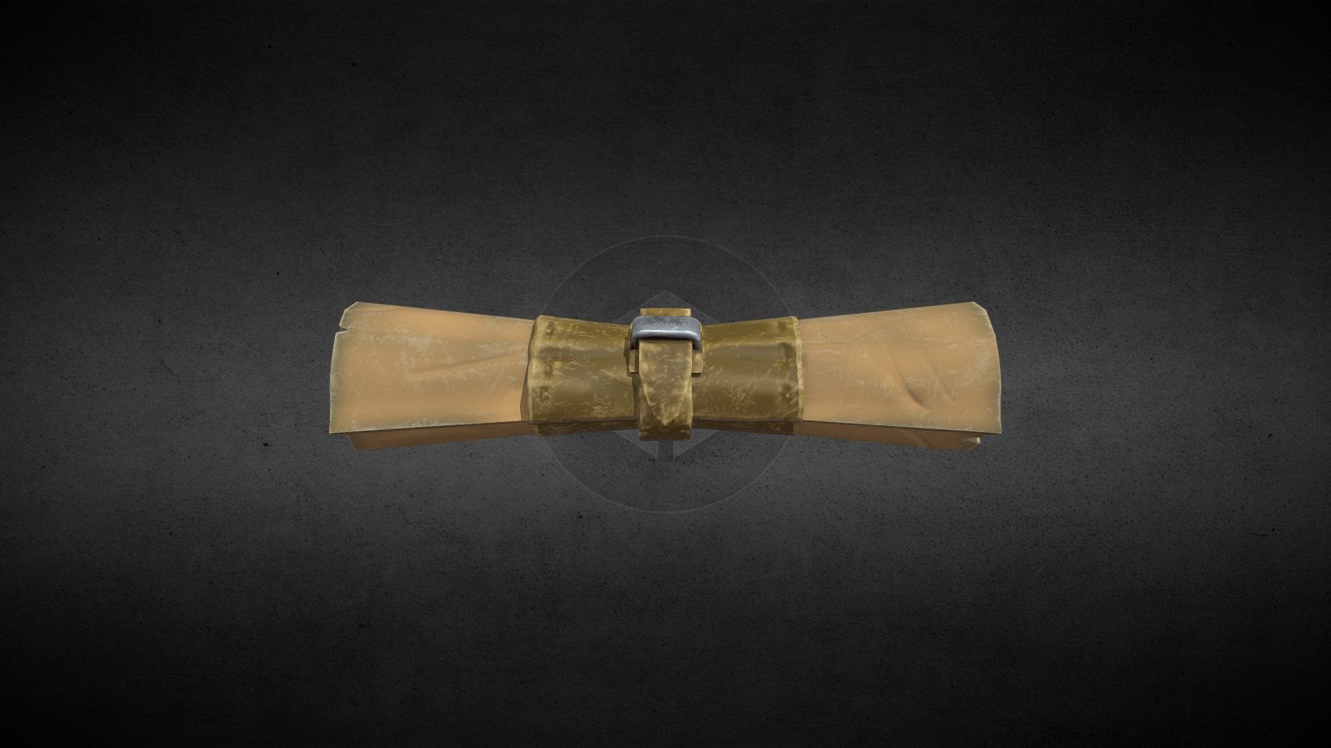 Low Poly Scroll - 3D model by Clear (@dClear) [c9919c3] - Sketchfab