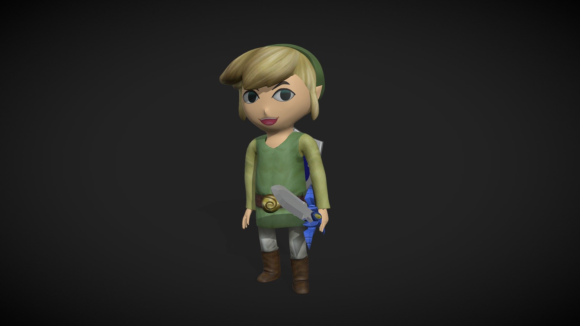Toon Link - 3D model by Tomaster (@tomaaster) [c9926f0] - Sketchfab