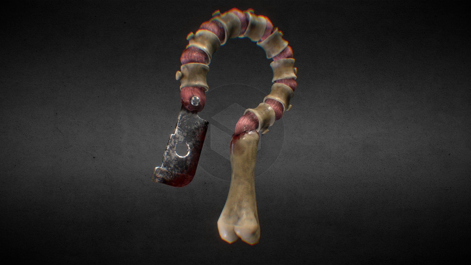 Bone Knife - 3D model by Tom.McCahey [c994565] - Sketchfab