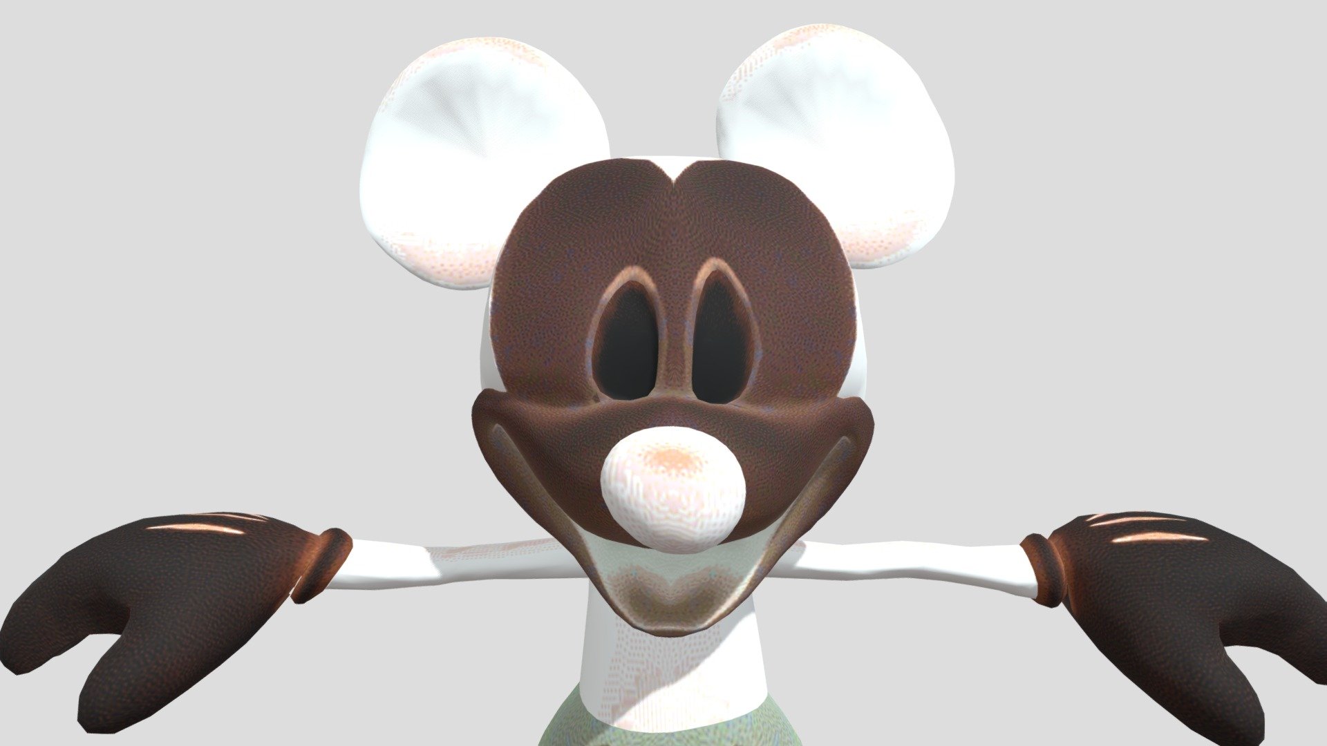 Photo-Negative Mickey (AidanAnimates) - Download Free 3D model by ...