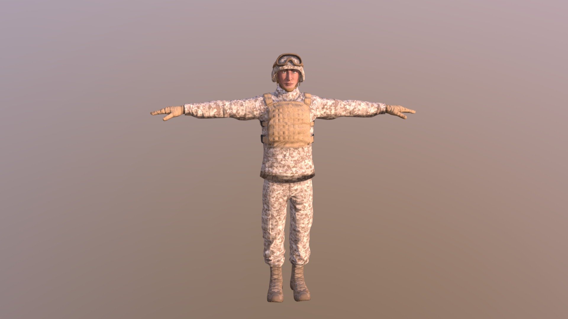 US Marine - Download Free 3D model by doctortex [c998c23] - Sketchfab