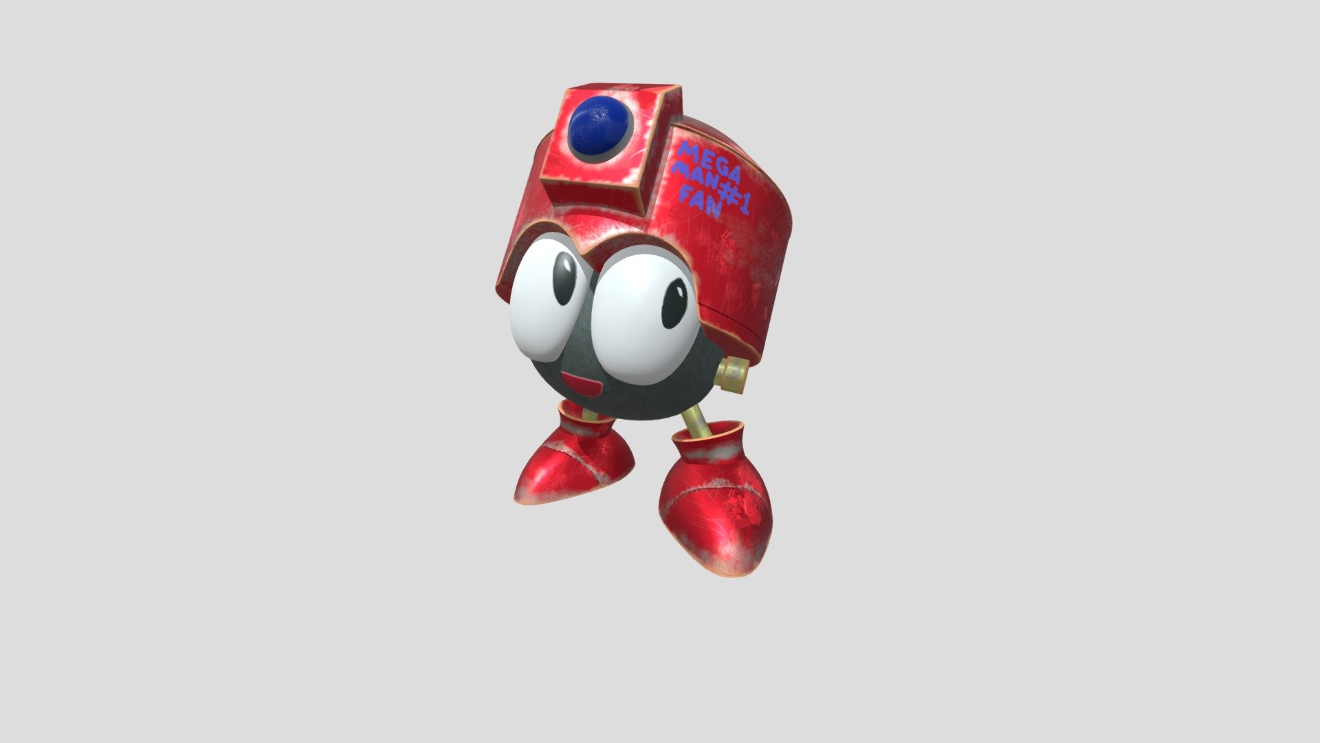 Eddie - Mega Man Series - 3D model by minecubeSF [c998f6c] - Sketchfab