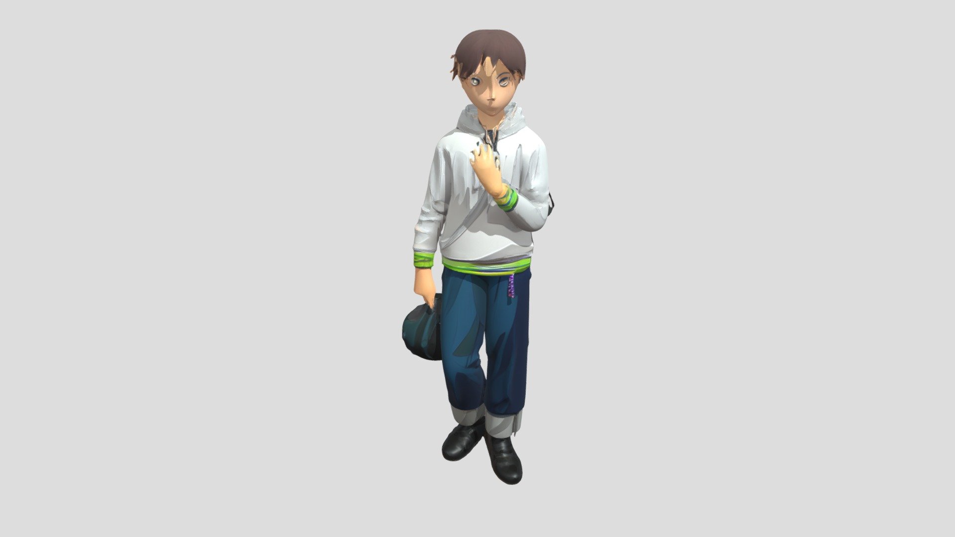 animated person in casual attire - 3D model by abdultahakhan2016 ...