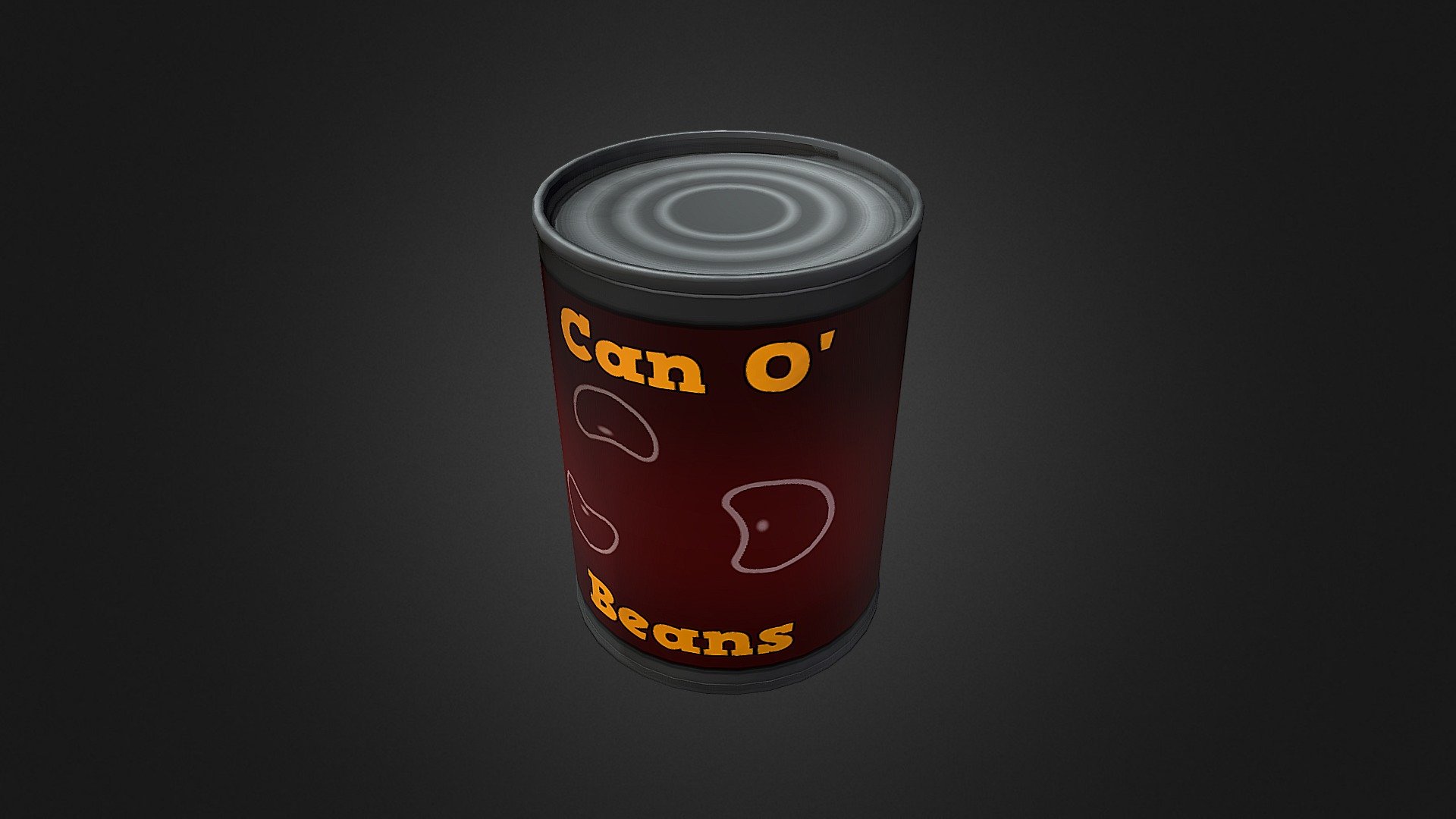 Can O' Beans - 3D model by 3D Creations (@3DCreations) [c99aedd] - Sketchfab
