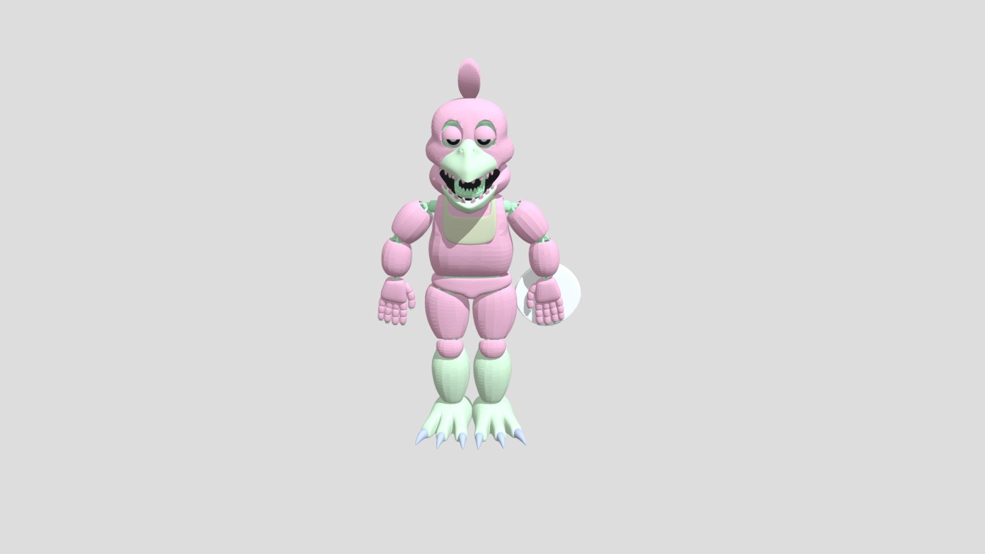 Silver Chica - Download Free 3D model by NachiG [c99bc6d] - Sketchfab