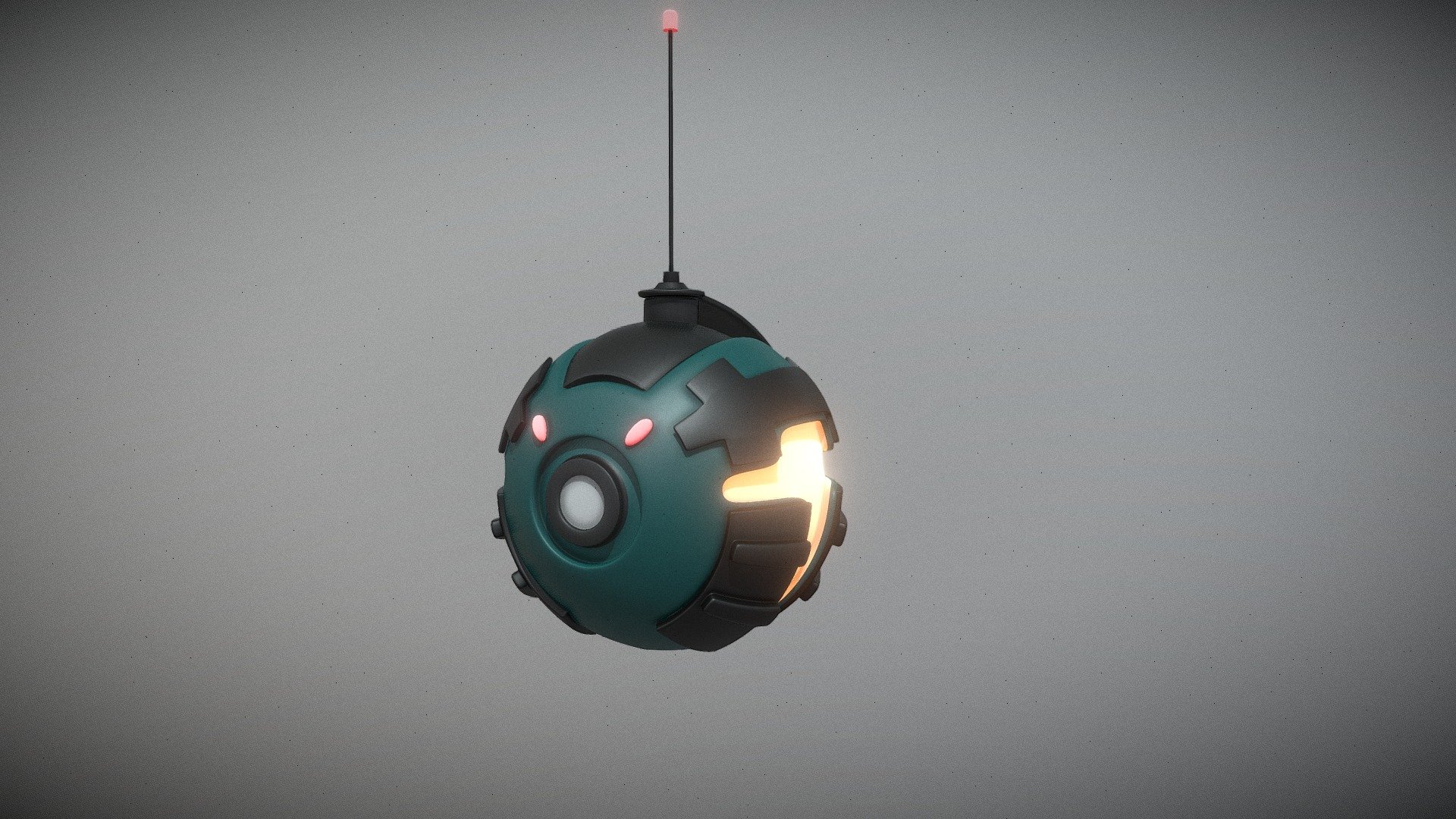 Ball drone - Download Free 3D model by KraftKatStudio [c99d789] - Sketchfab