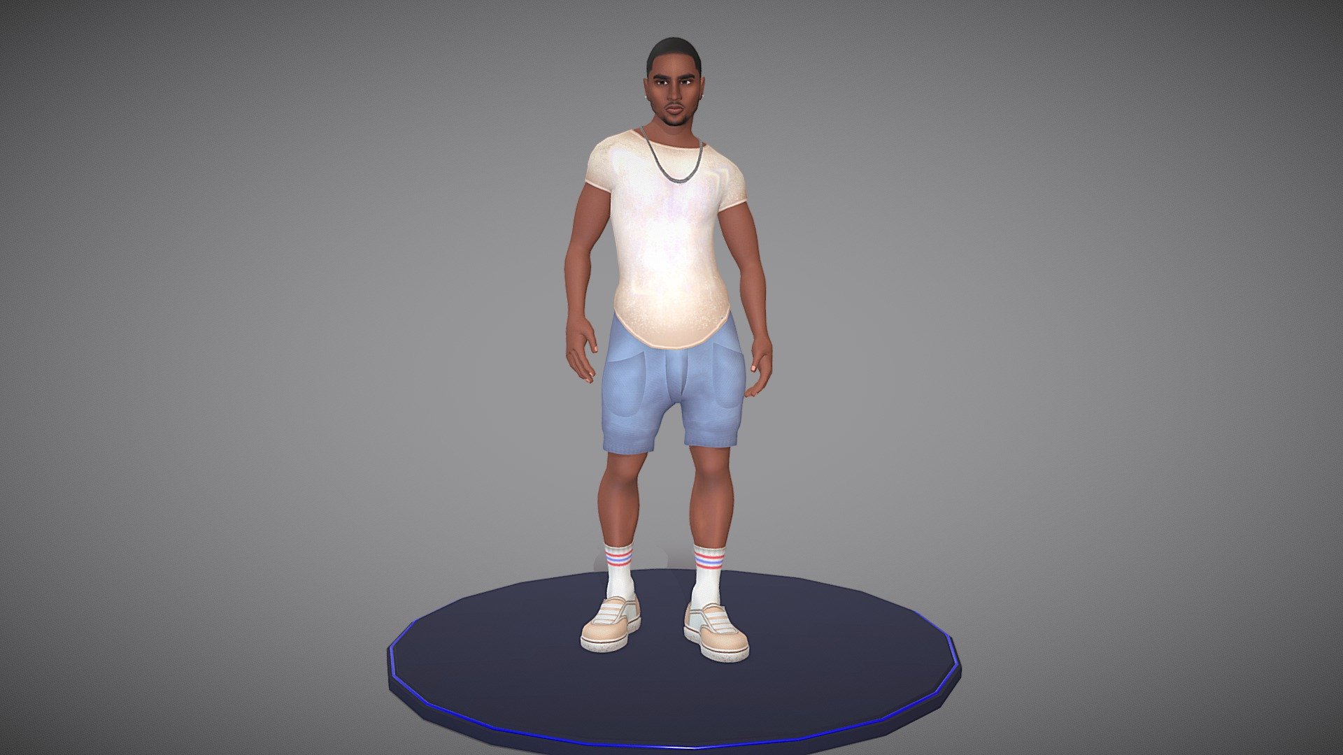 Stylized male character - 3D model by Mario Hoevel (@MarioHoevel ...