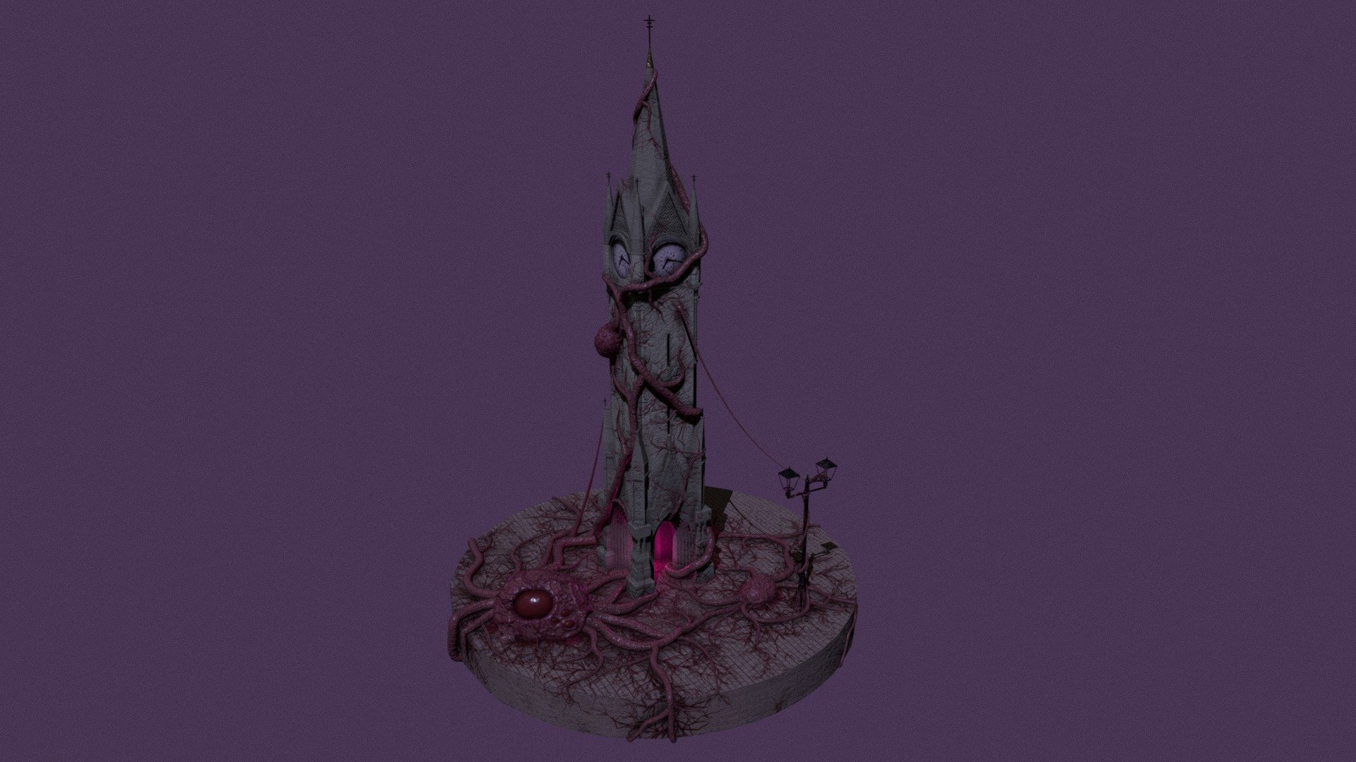 Infected Tower - 3D model by Joseph Pacitti (@josephpacitti) [c99f39c ...
