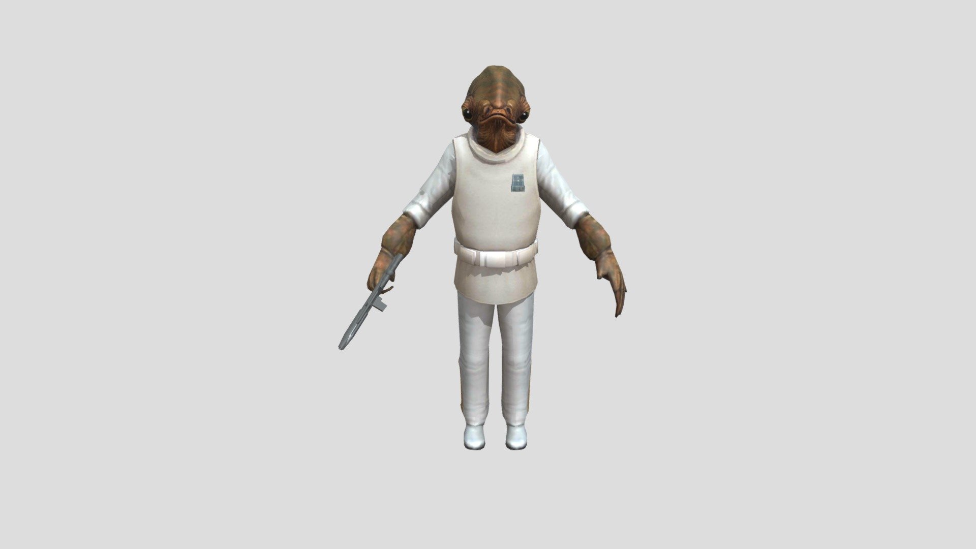 General Ackbar - Download Free 3D model by Tigerar1 (@allanromanreyes ...