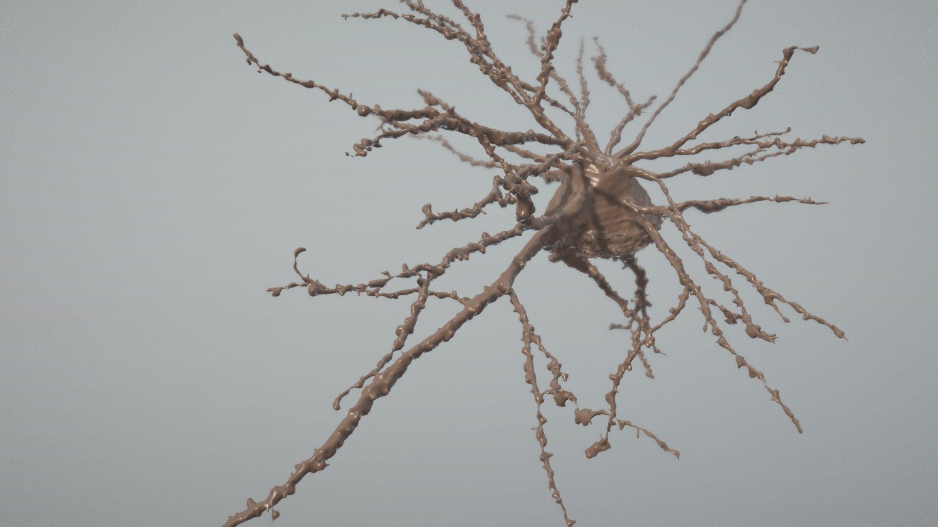 Neuron with Dendrites - 3D model by DRVISION (@Aivia) [c9a07e3] - Sketchfab