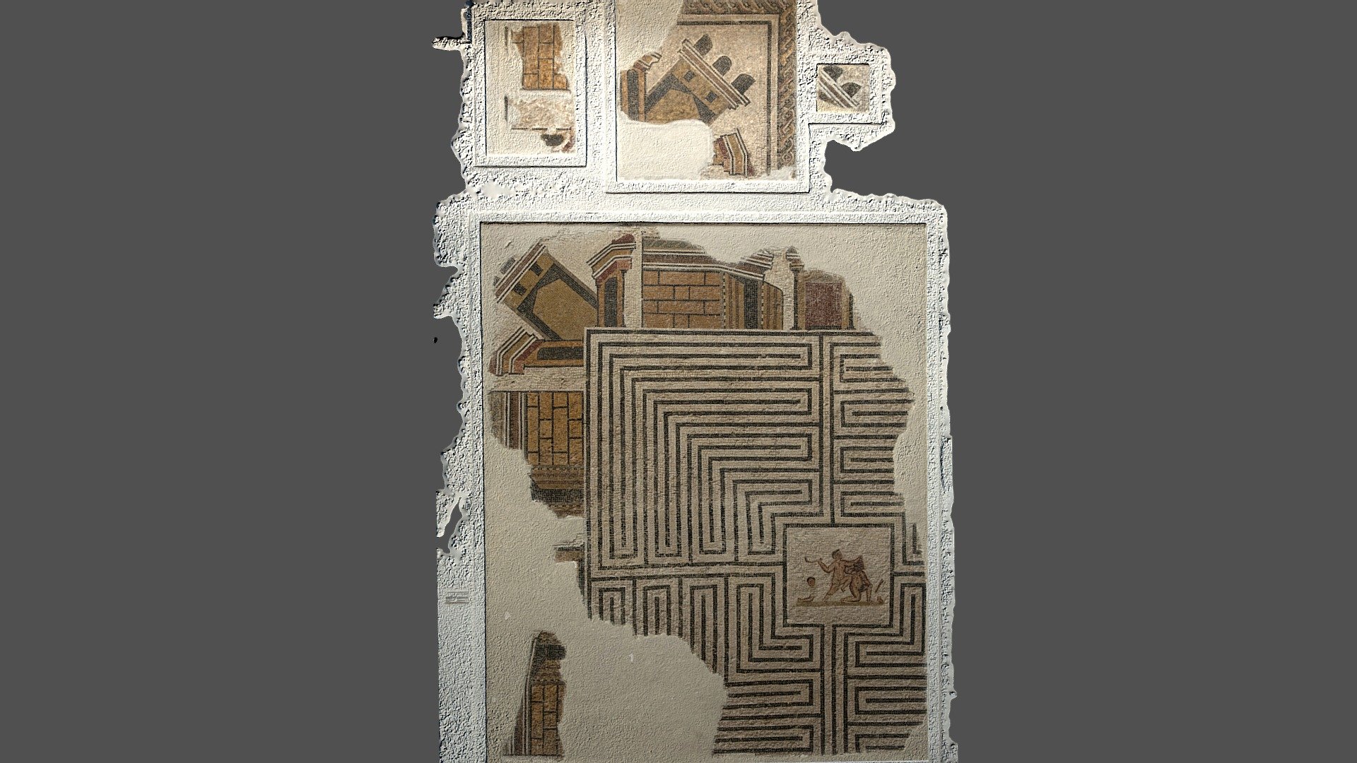 Bardo-mosaic-Theseus-Labyrinth - 3D model by SUMO GeoSurveys (@aerial ...