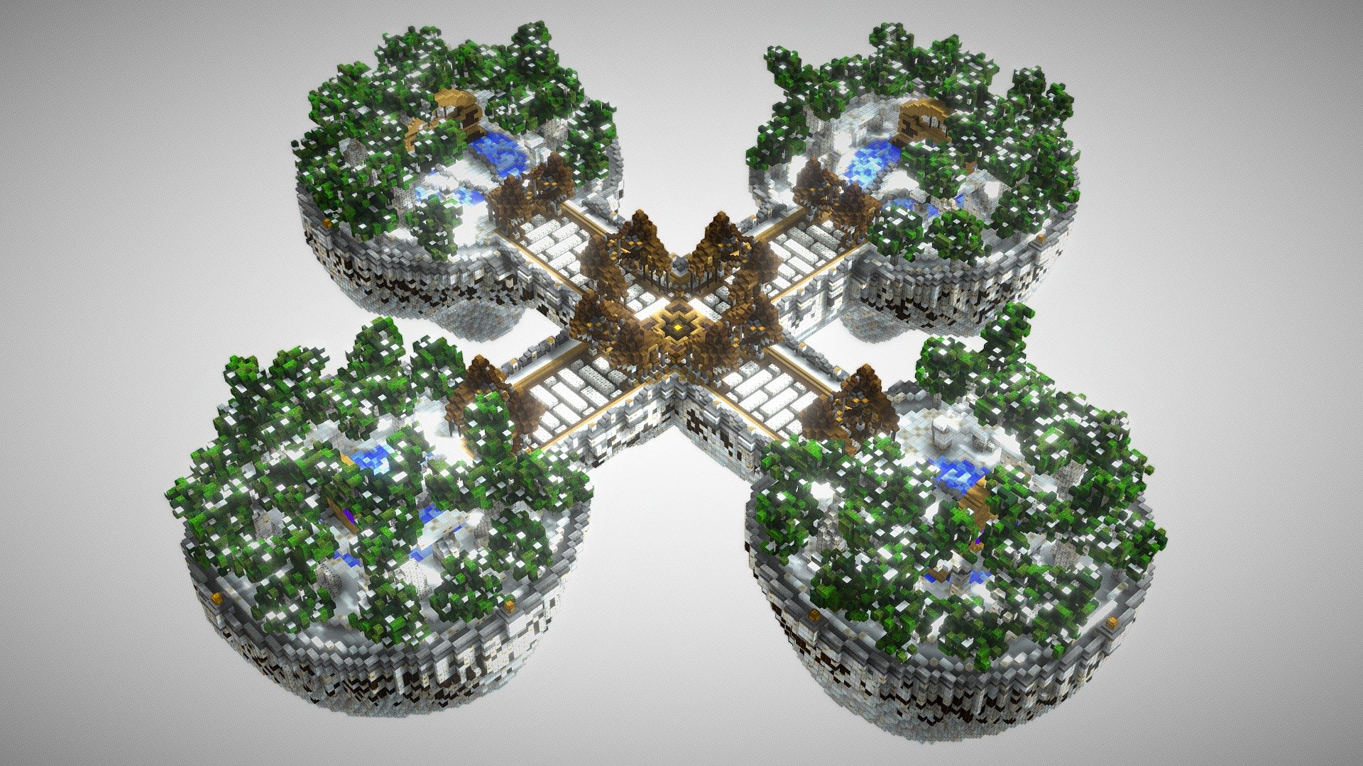 Extended Island spawn winter [3/4] - Buy Royalty Free 3D model by ...