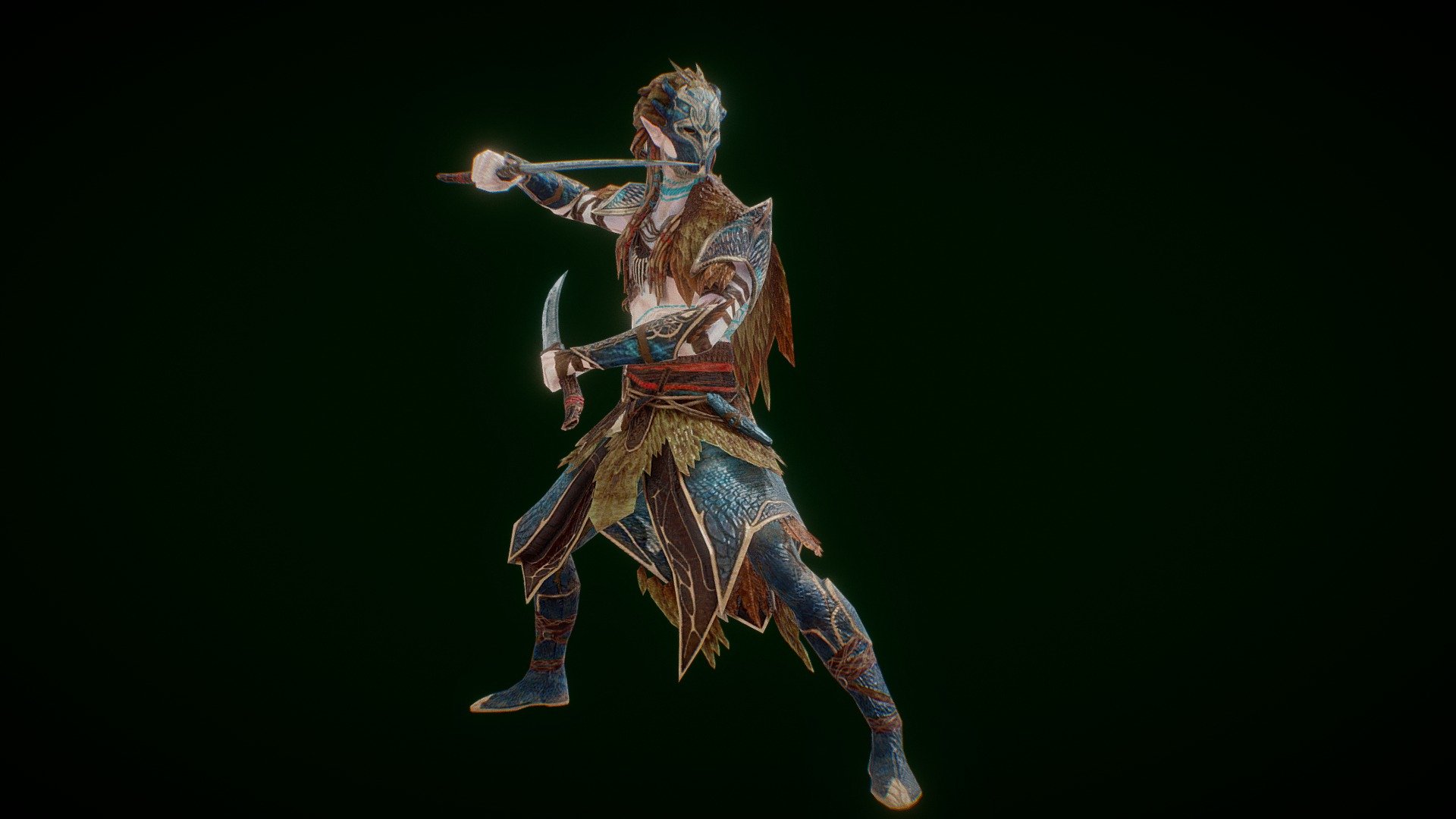 Sylvan bladeheart(elf) - Buy Royalty Free 3D model by Luna Studio ...