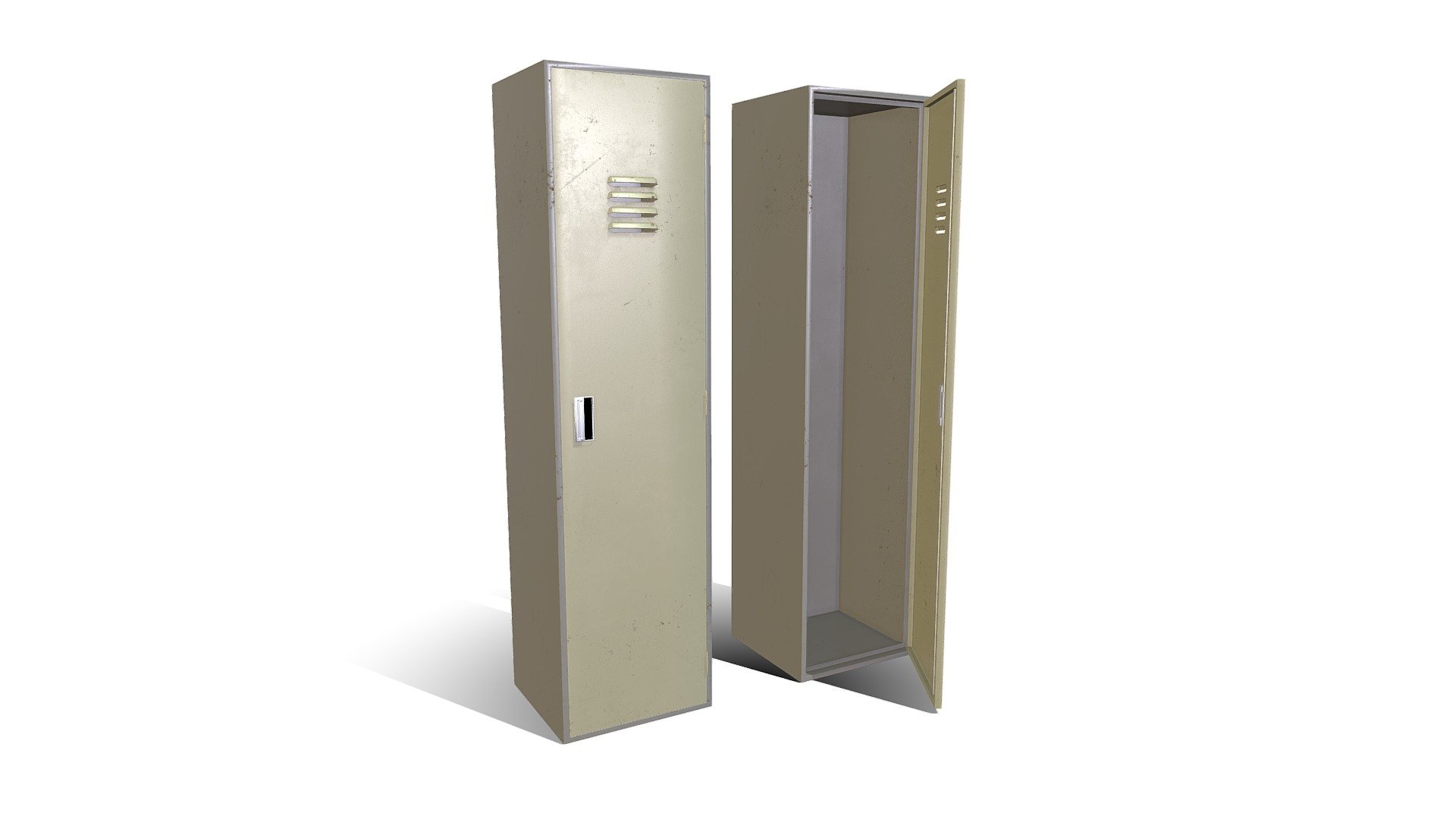 Realistic Low-poly Locker - Buy Royalty Free 3D model by ...