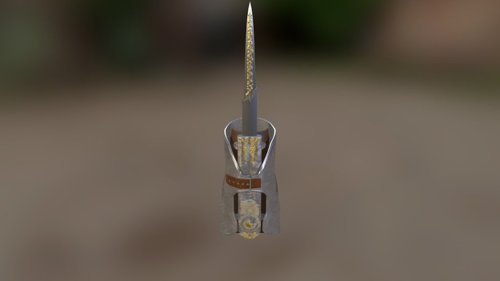 Ezio's Hidden Blade (Final) - 3D model by Alejandro Hernandez ...