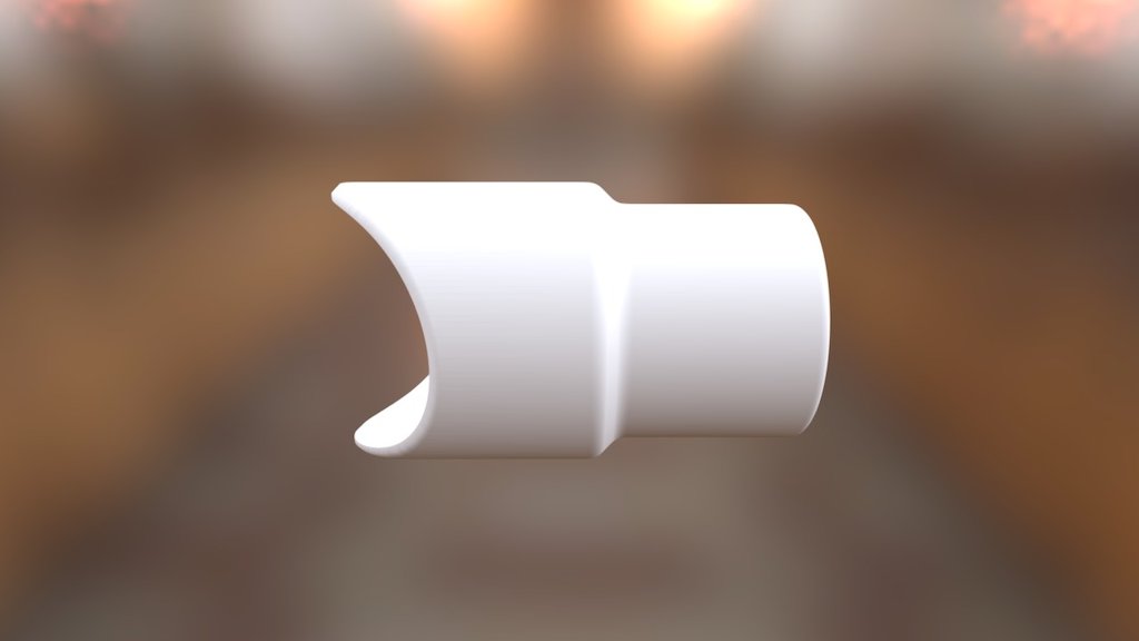 Tracheostomy Tube - Part 1 - 3D model by FablabNDMC [c9a8120] - Sketchfab