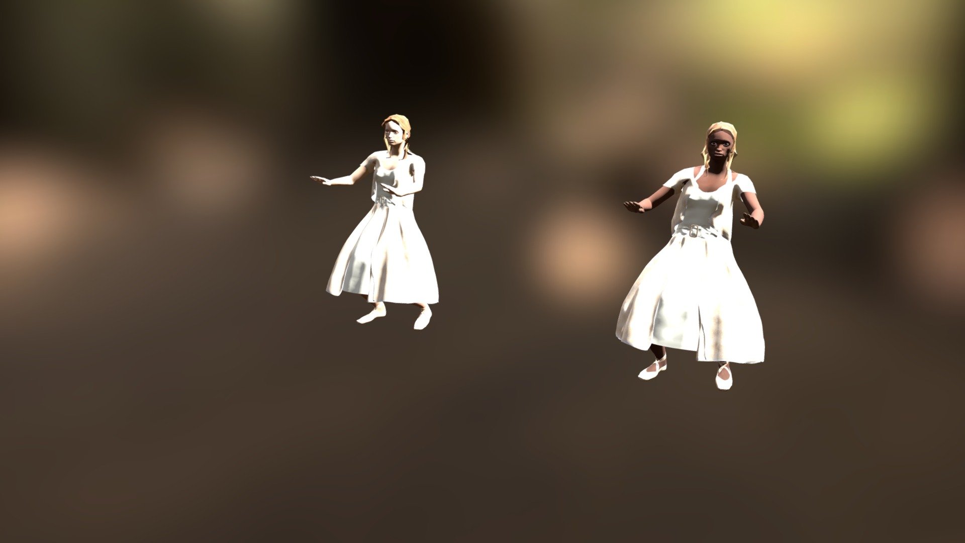 Ballerine in coppia - Download Free 3D model by fantascrivendo [c9a9d01 ...