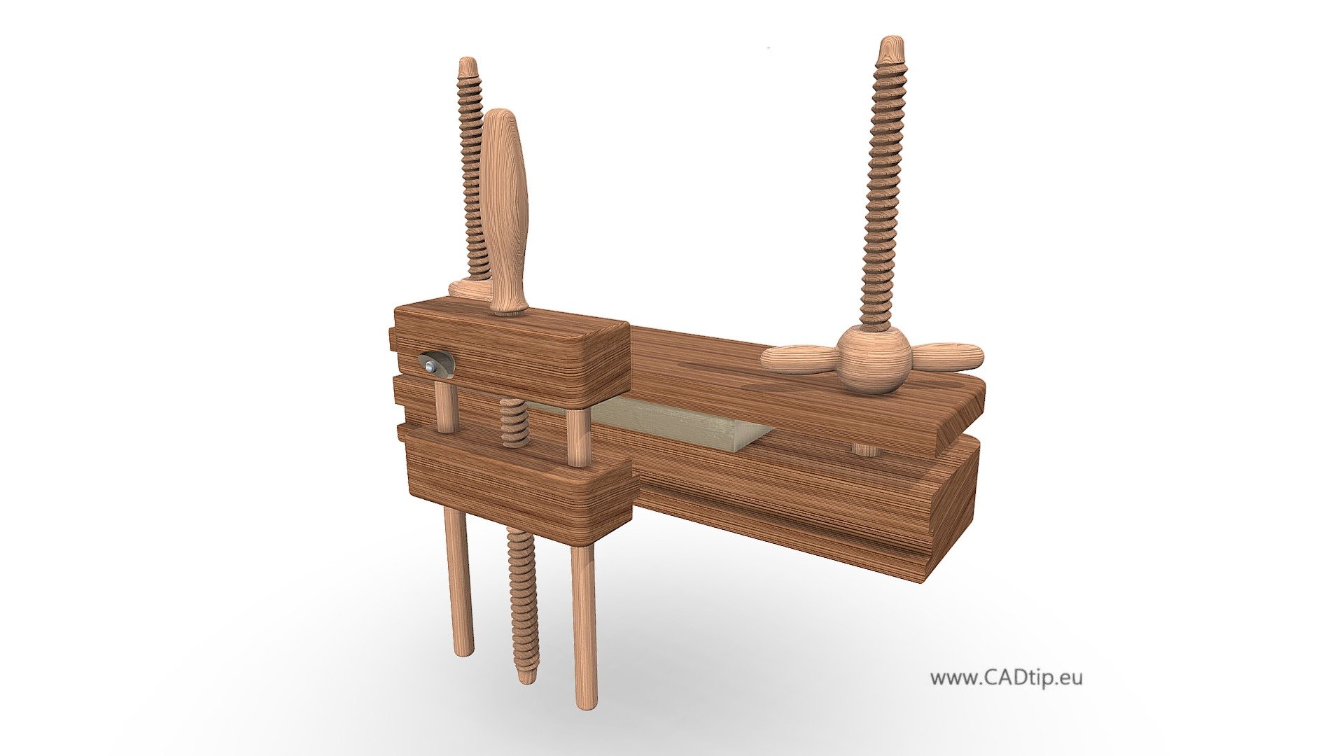 Bookbinding press and planer - 3D model by Mar.K [c9aabcc] - Sketchfab