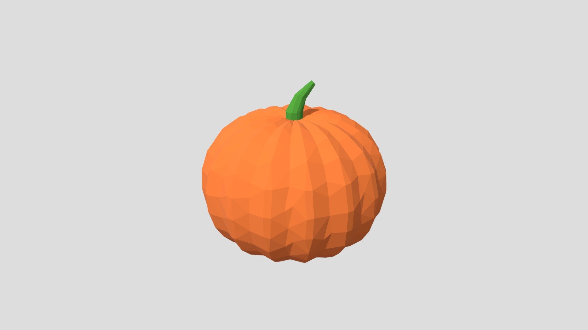 Low Poly Pumpkin - 3D model by ROCOXO [c9aae2d] - Sketchfab