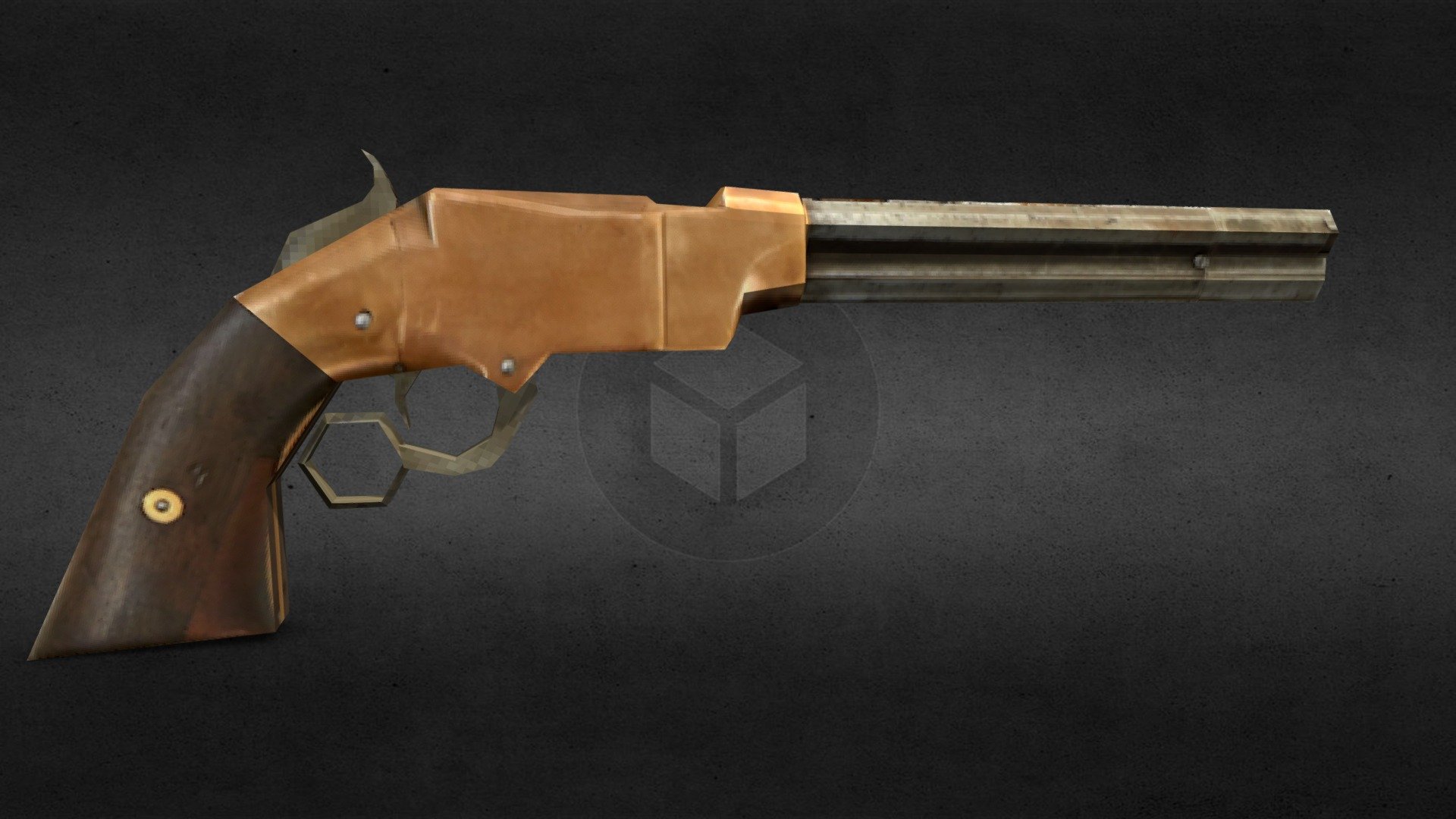 Ps1 - Volcanic Gun - 3D model by swordmanck [c9ab13f] - Sketchfab