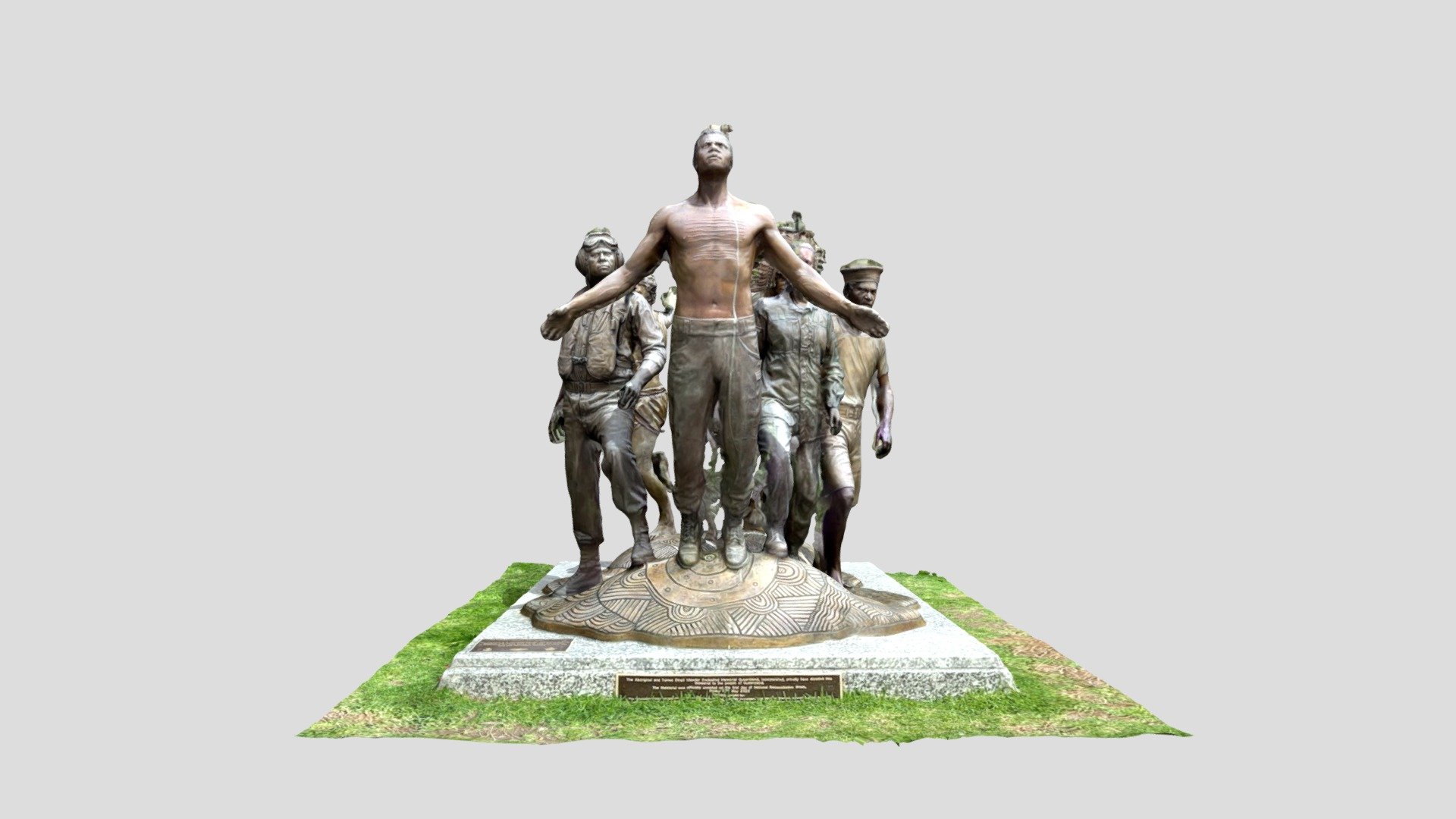 Aboriginal and Torres Strait Islander Memorial - 3D model by All ...