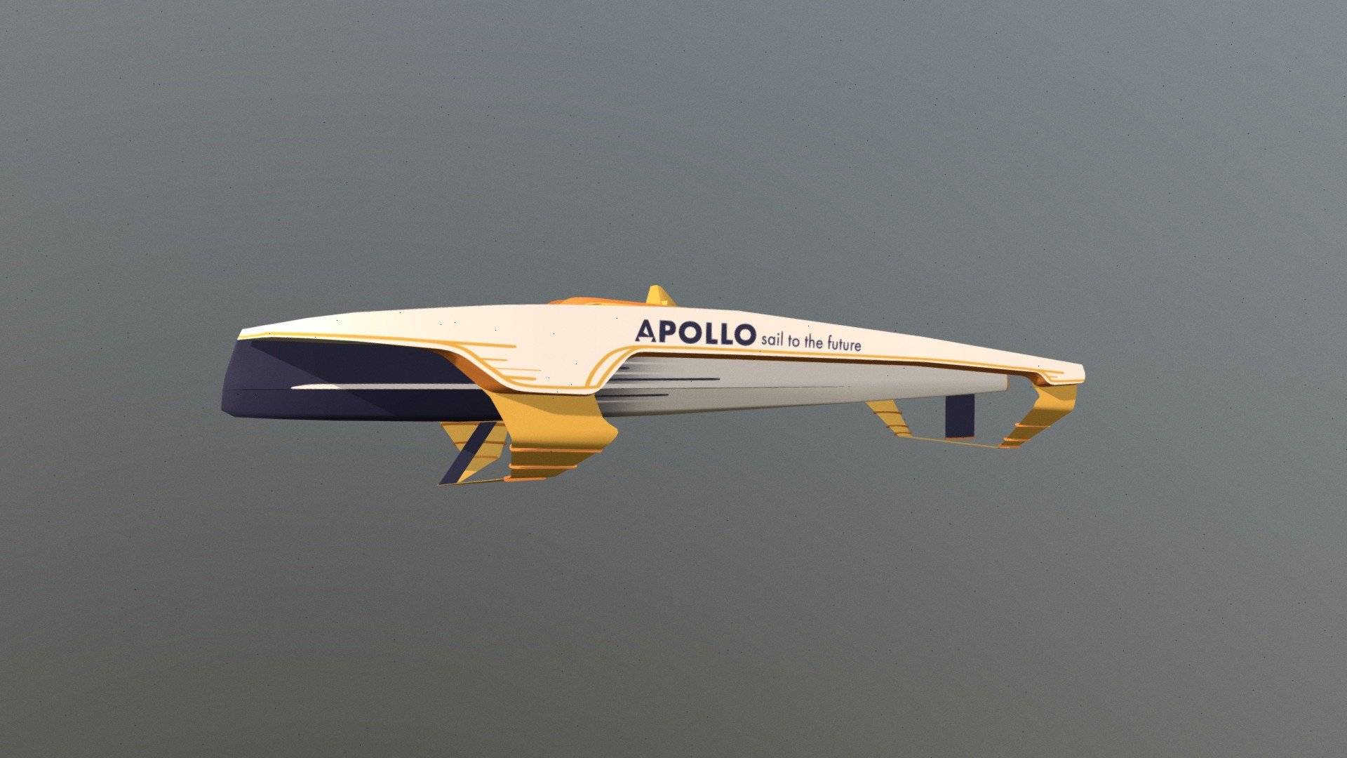 Apollo solar boat - 3D model by Iris (@IrisBrandt) [c9ad387] - Sketchfab