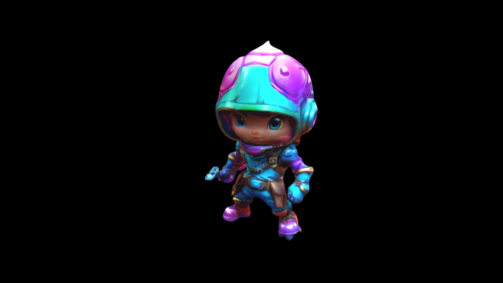 "Colorful Comic Book Hero with Epic Battles" - Download Free 3D model ...