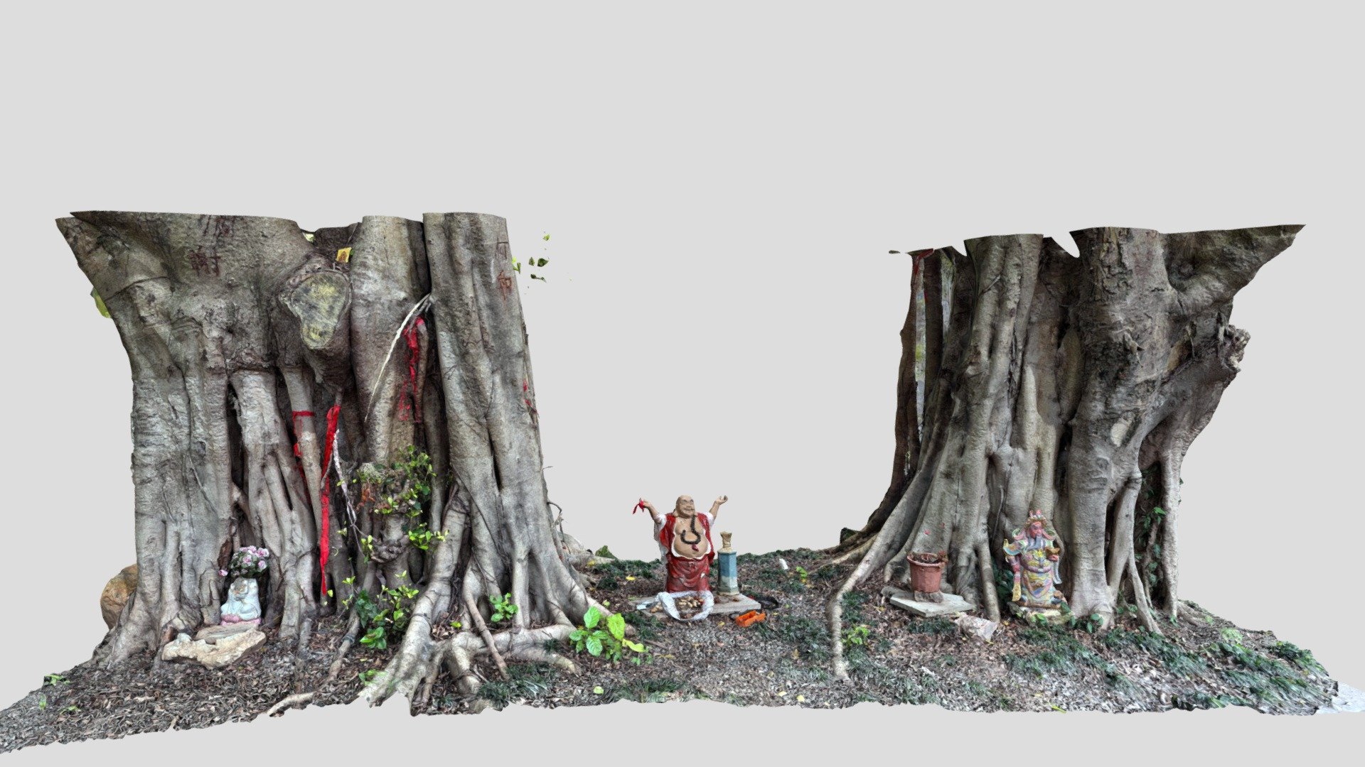 树下的神明-The deity under the tree - 3D model by liheizi [c9afa22] - Sketchfab