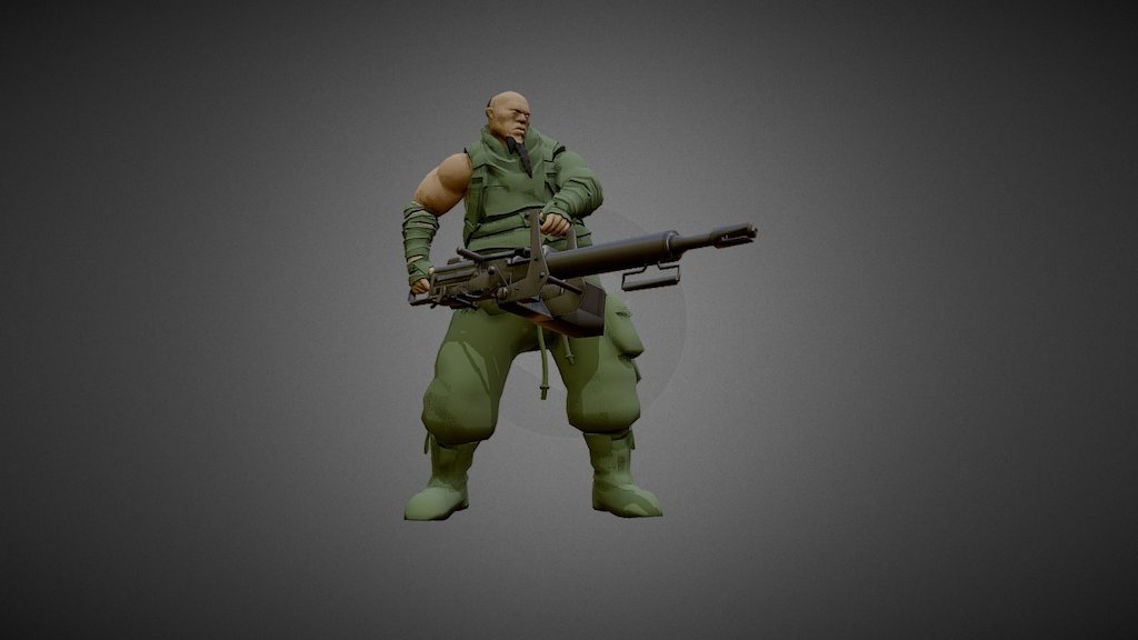 Tank Sketch Fab Test 04 Baked - 3D model by adambatham [c9b1b35 ...