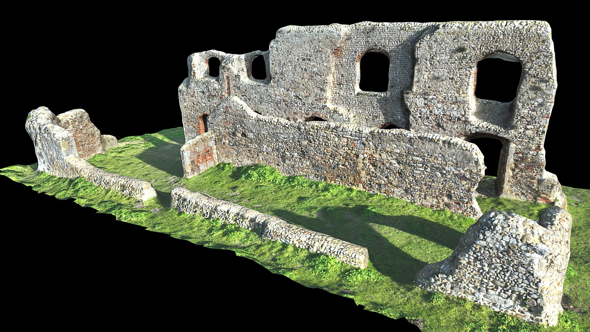 Greyfriars Monastery Dunwich Model 2 - 3D model by Jim..... [c9b2abe ...