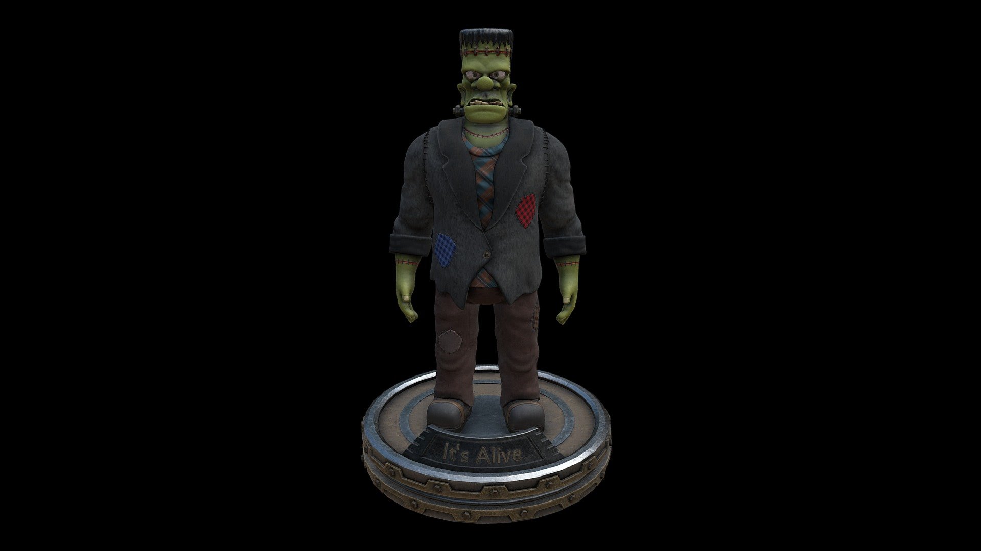Frankenstein - 3D model by ckatuh [c9b2d05] - Sketchfab