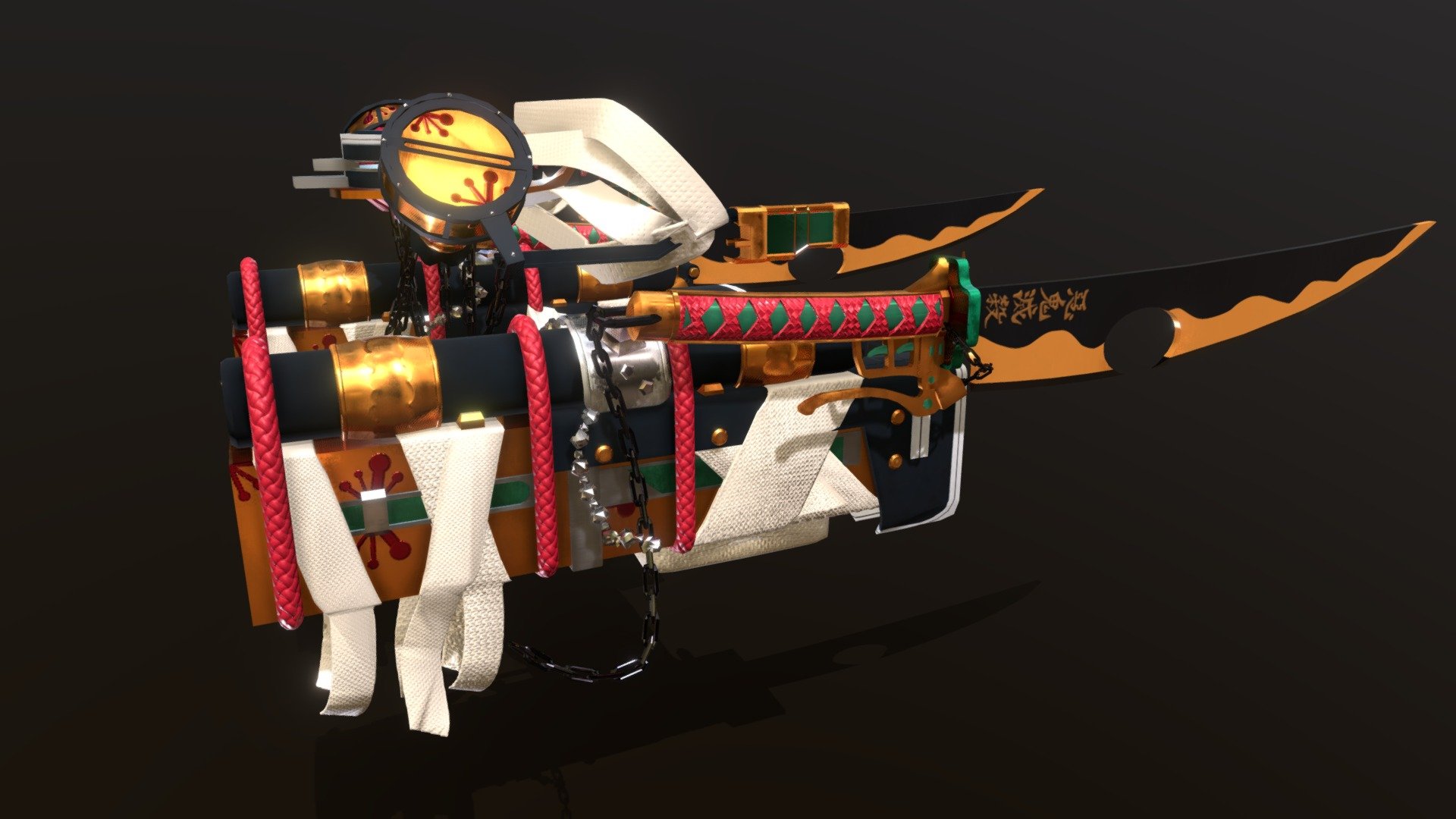 AOT:V Tengen ODM Set - 3D model by LiteralTicTac [c9b4540] - Sketchfab