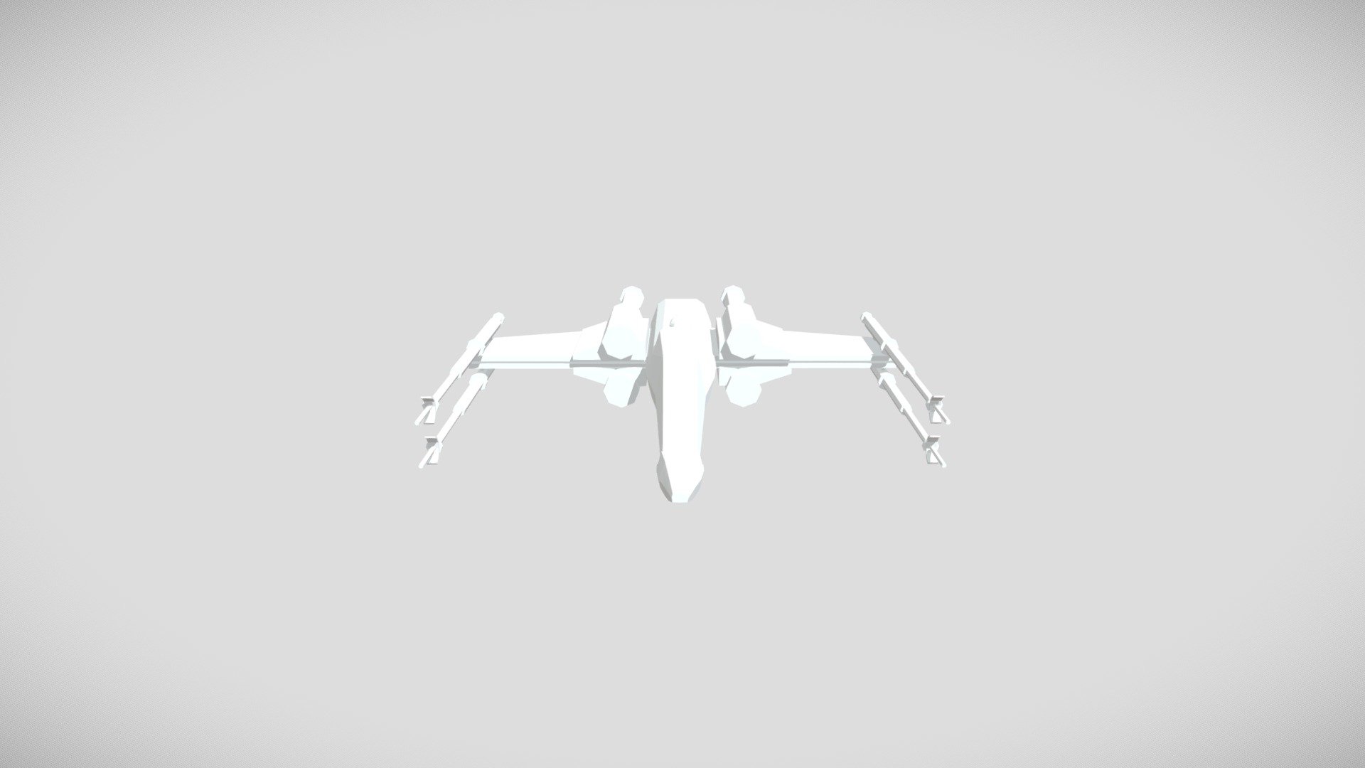 Lowpoly X-wing - Download Free 3D model by Lucas Coutinho (@lucasctnh ...