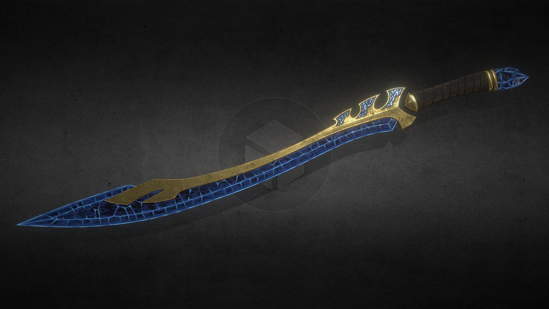 Ice Blade - 3D model by CrazyLion [c9b7196] - Sketchfab