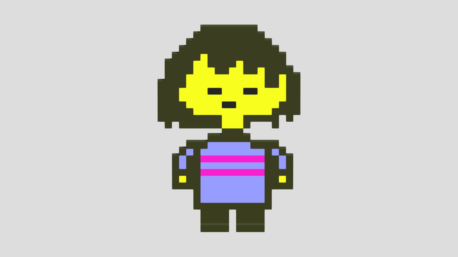 Frisk Voxel Model - Download Free 3D model by TheArbuzikYT [c9bd230 ...