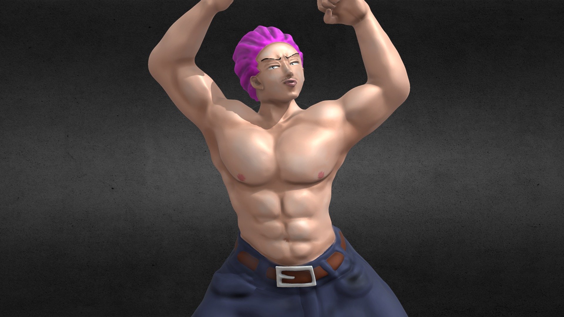 Kinji Hakari from Jujutsu kaisen - 3D model by UndeadSanada [c9bd988 ...