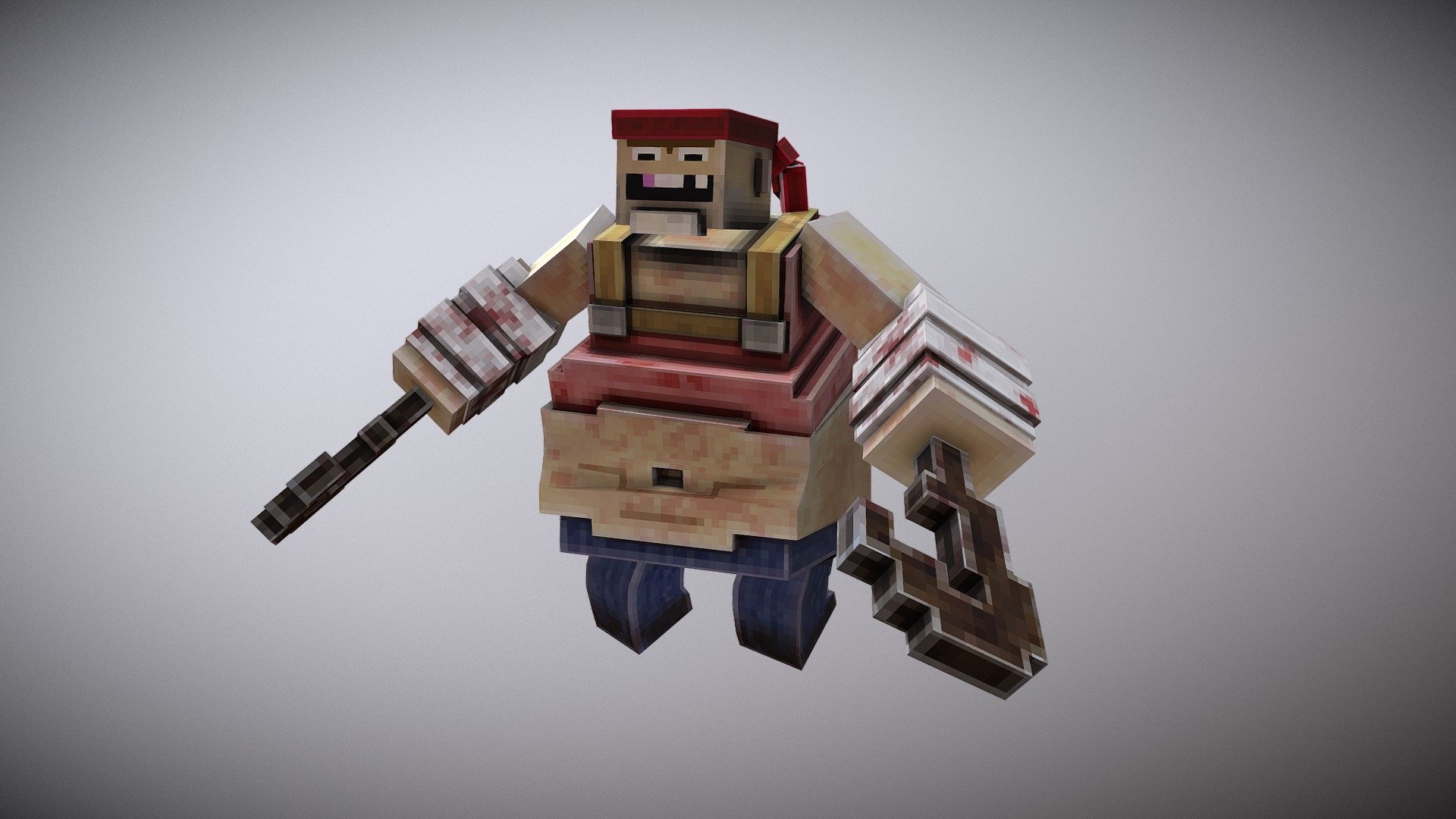 Lastcraft - Butcher - 3D model by Lightmap LTD (@gracevale) [c9bdf98 ...