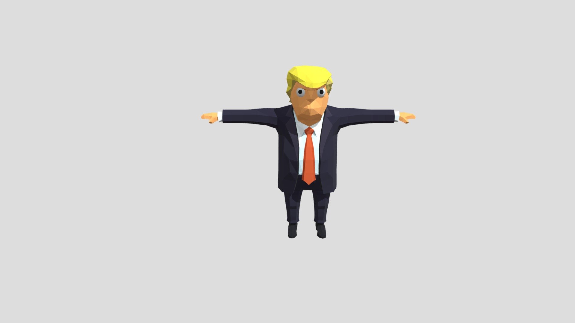 Donald Trump - Download Free 3D model by 3D by Renato (@3dbyrenato ...