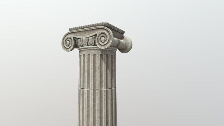 Ionic-column 3D models - Sketchfab