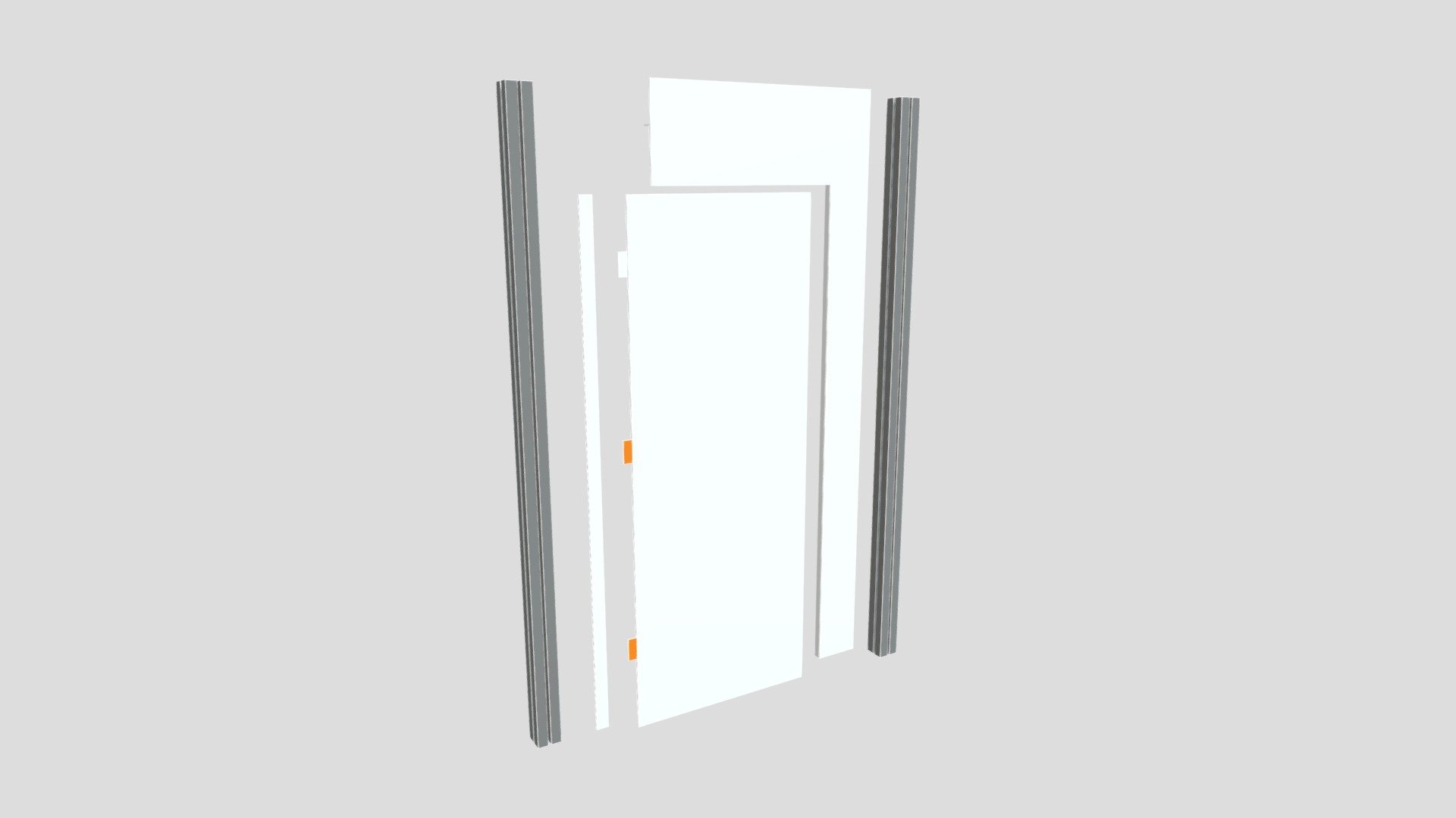 Door between exploded - Download Free 3D model by Sflex [c9c0a05 ...