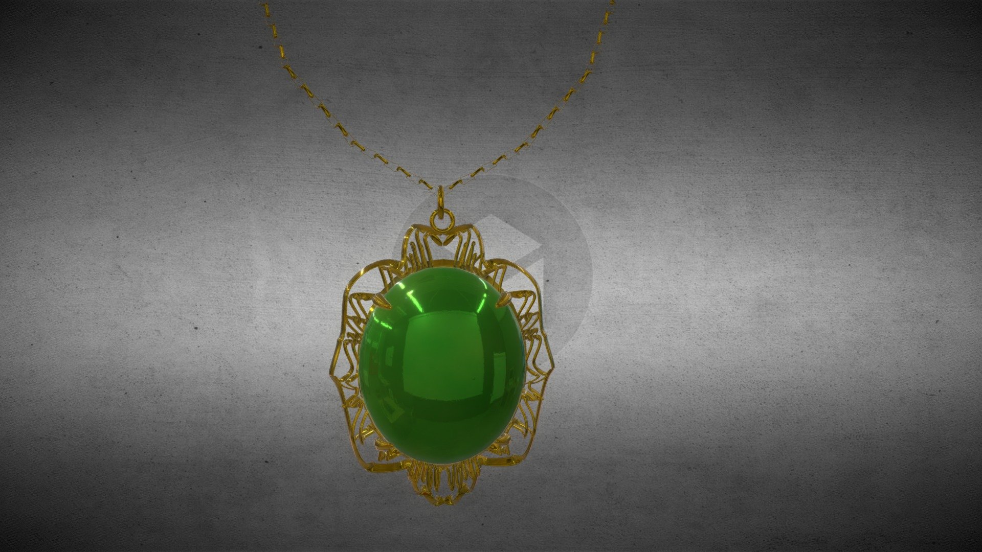 Jade Necklace - 3D model by yukaartapplenana (@yukaart) [c9c41a6 ...