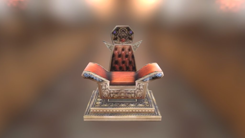 Royal Seat or King Seat - Download Free 3D model by BytesCrafter ...