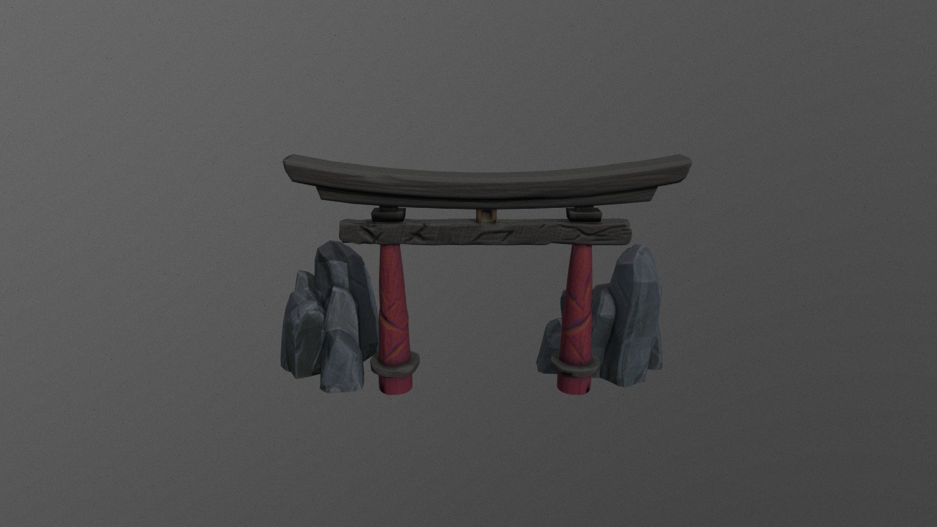 Oni Gate - 3D model by a01197900 [c9c608b] - Sketchfab