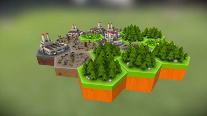Game Board - 3D model by NickZangus [c9c6402] - Sketchfab
