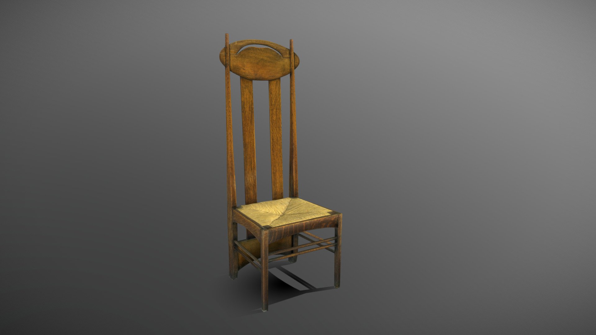 High-back chair for Argyle St - MC/F/014 - 3D model by SIT (@dds ...