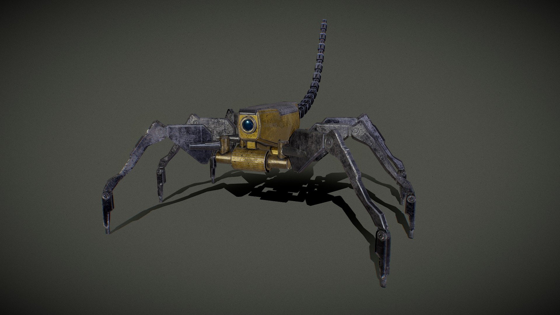 Robot spider - Download Free 3D model by PAndras (@PusztaiAndras ...
